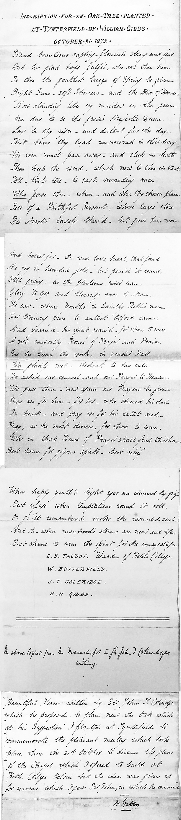Poem for a Tyntesfield Oak Tree – Gibbs Family Tree